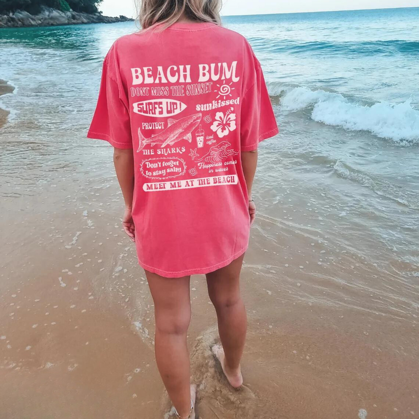 Beach Bum T-Shirt – Blue Ocean Project AU