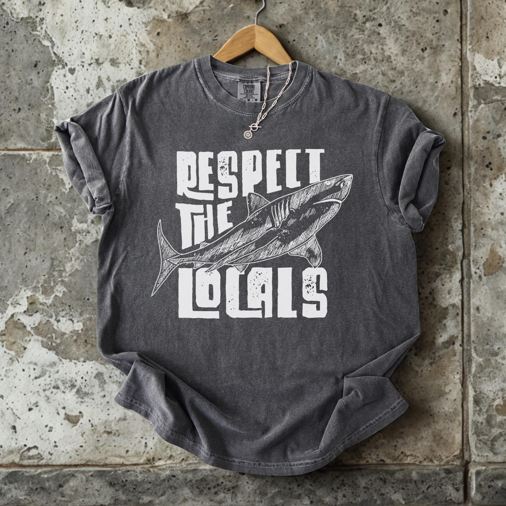 Respect The Locals Retro Tee – Blue Ocean Project AU